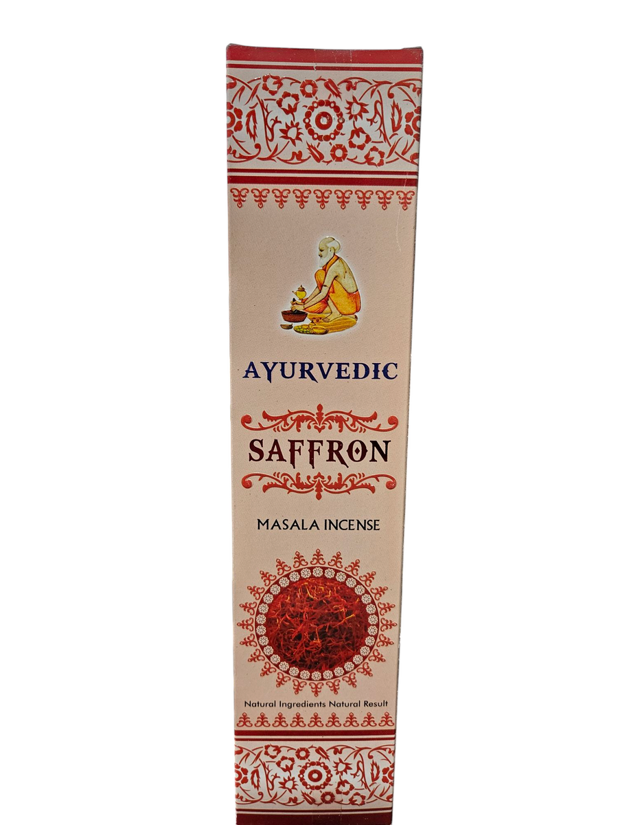 Saffron Incense Sticks – Pretty Pearls & Crystals NZ